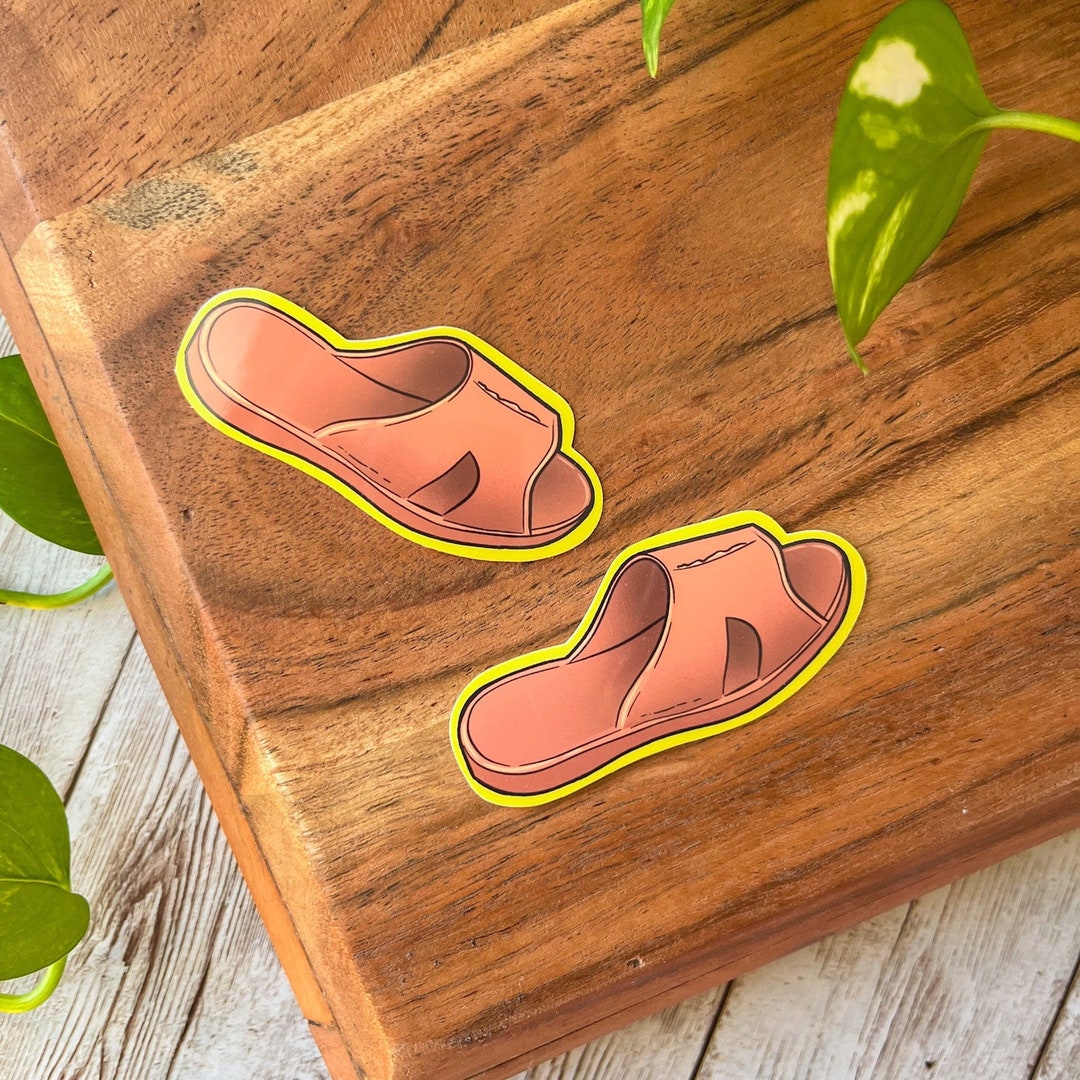 Chancleta Samurai Vinyl Sticker - Dominican Sticker - Vinyl Sticker - Etsy