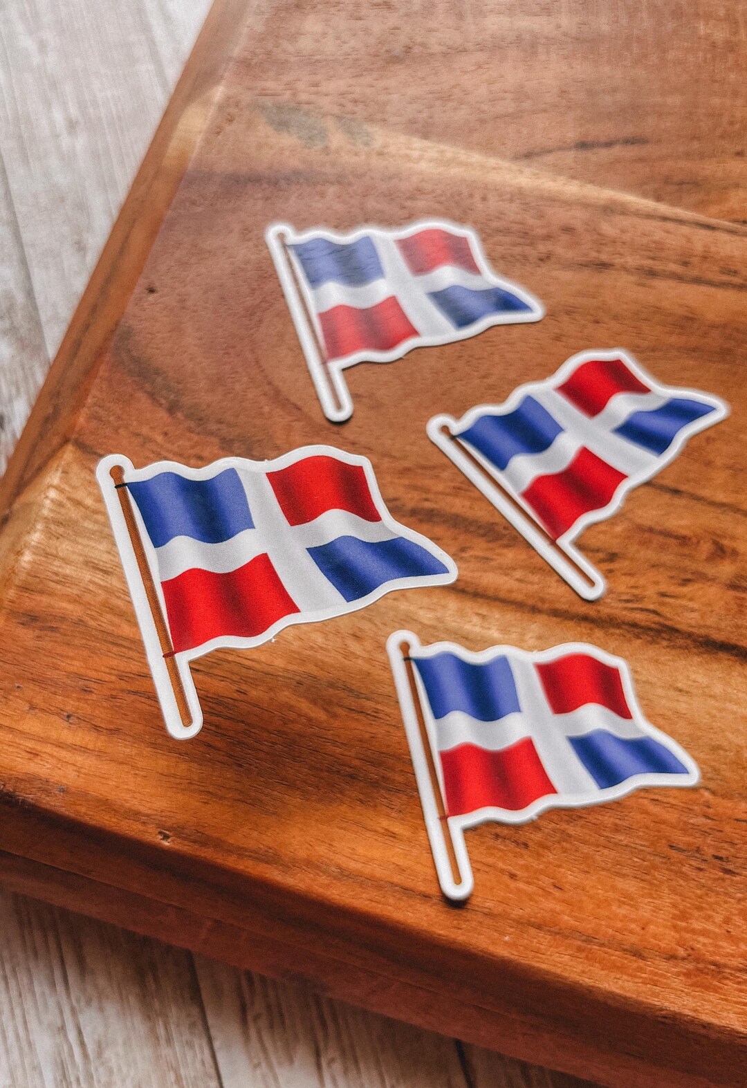 Dominican Flag Sticker | Vinyl Sticker | Die Cut | Aesthetic Sticker ...