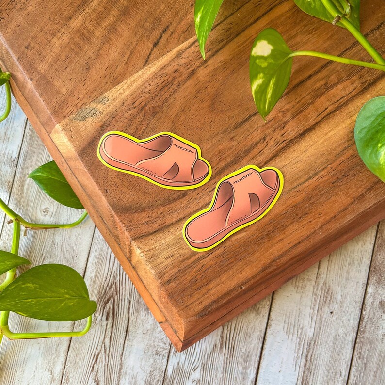 Chancleta Samurai Vinyl Sticker Dominican Sticker Vinyl - Etsy