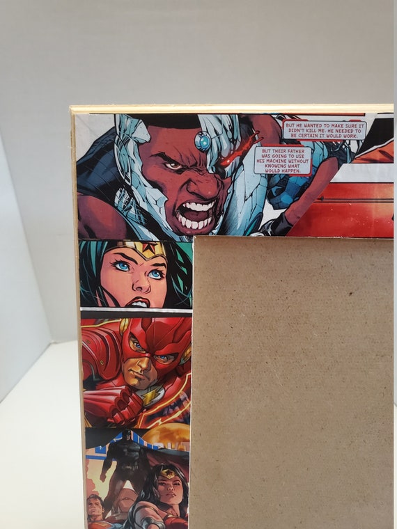 Home & Hobby DC Justice League wood 8x10 picture frame Craft Supplies ...