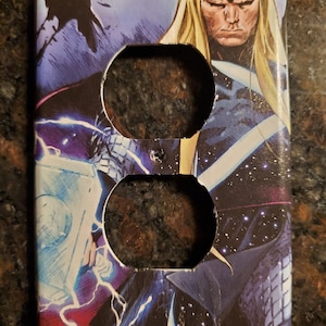 Custom Comic Book, Cartoon Character Outlet Cover Plate - Etsy