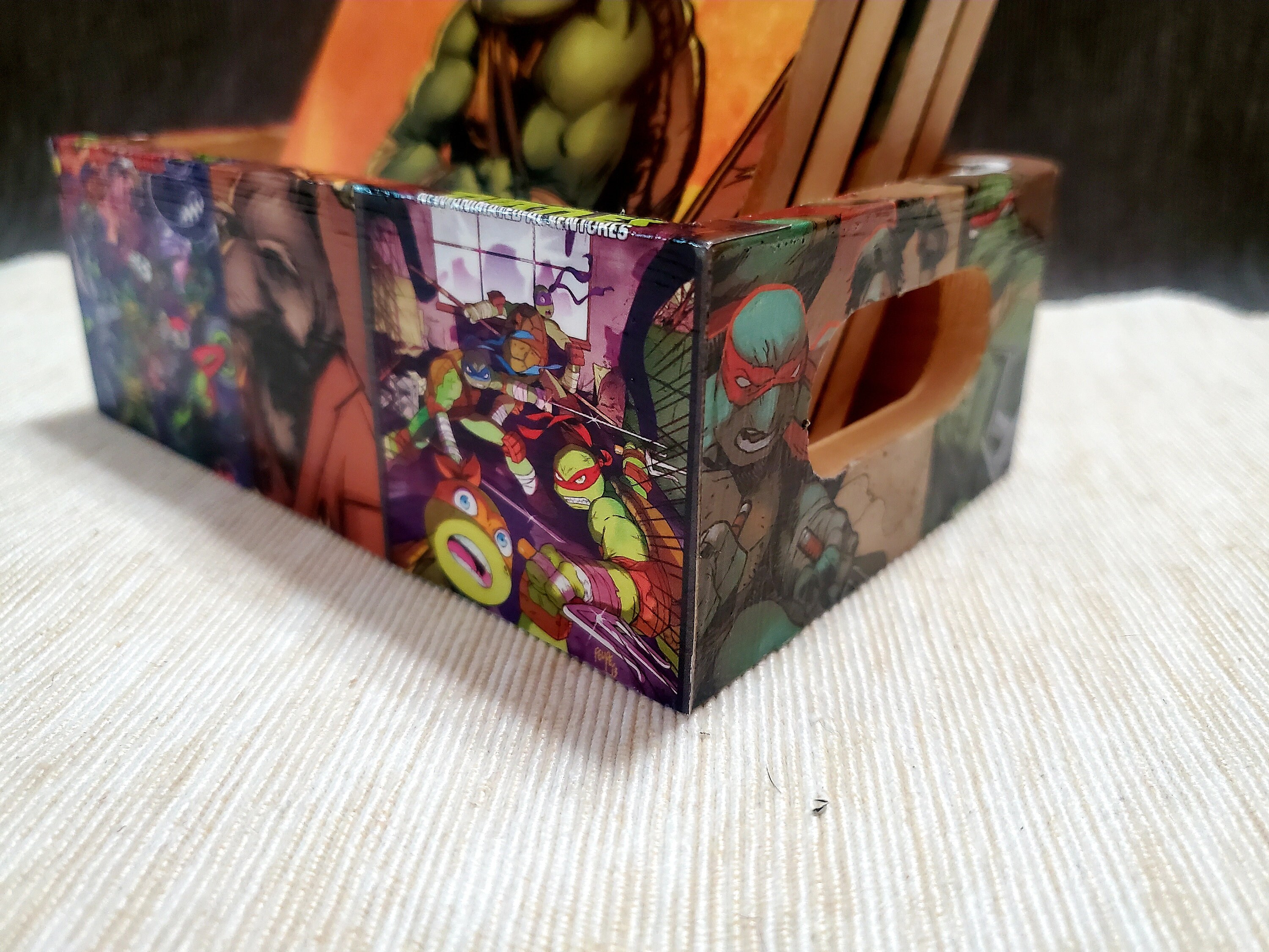 Custom Comic Book Cartoon Character 4pk Coasters and Holder - Etsy