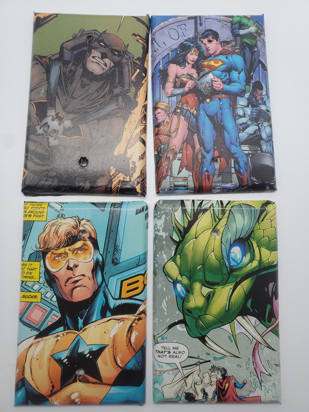 Custom Comic Book, Cartoon Character Cover Plate - Etsy