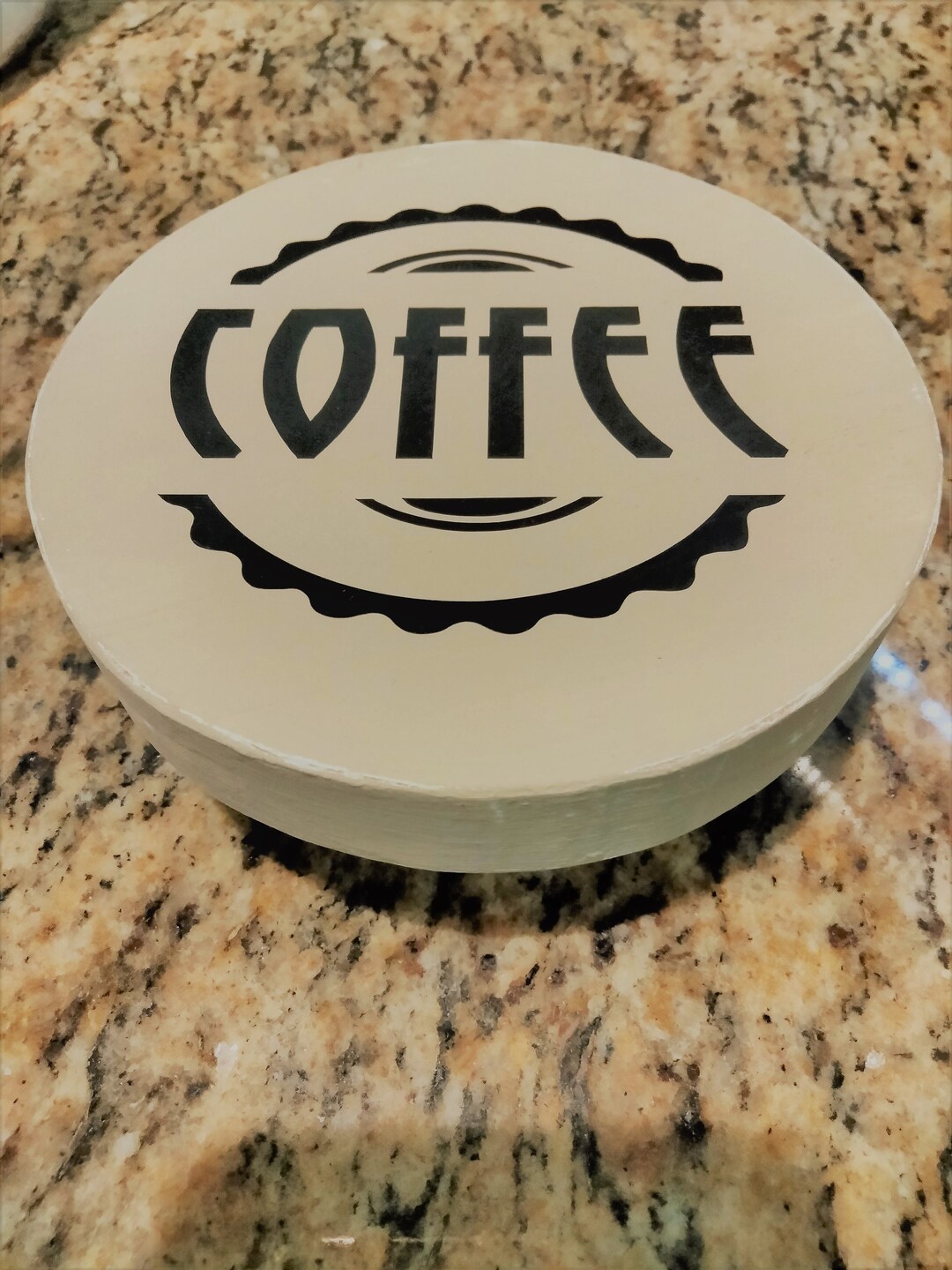 Wood Riser, Round Riser, Farmhouse Wood Riser, Rustic Riser, Pedestal ...