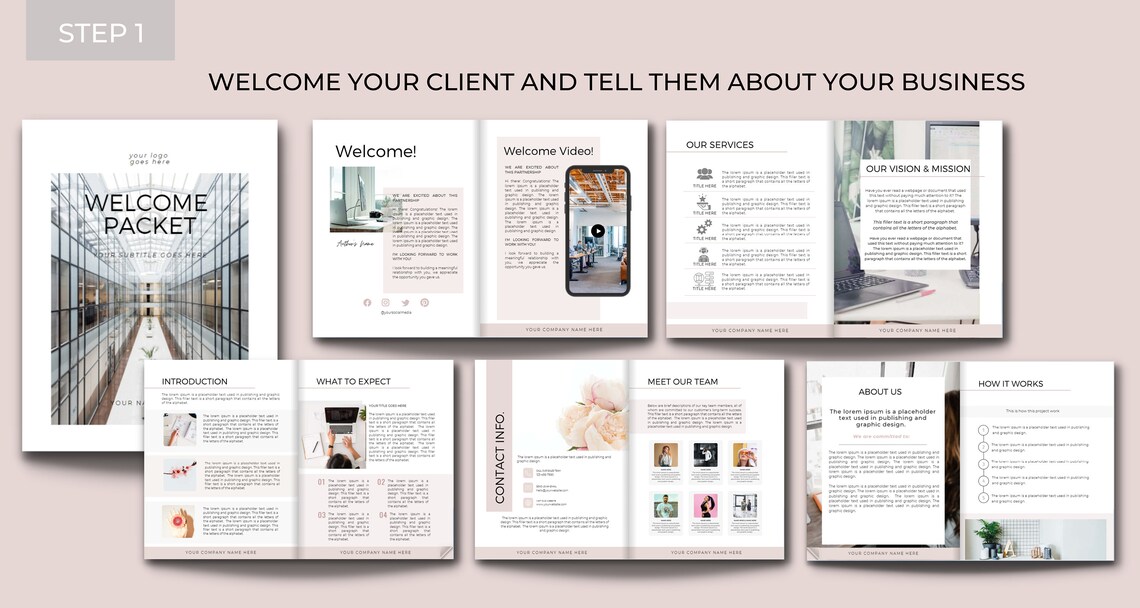 Client Welcome Packet Client Welcome Kit Client Welcome Guide Client ...