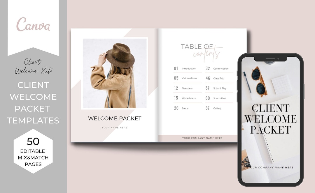 Client Welcome Packet Client Welcome Kit Client Welcome Guide Client ...