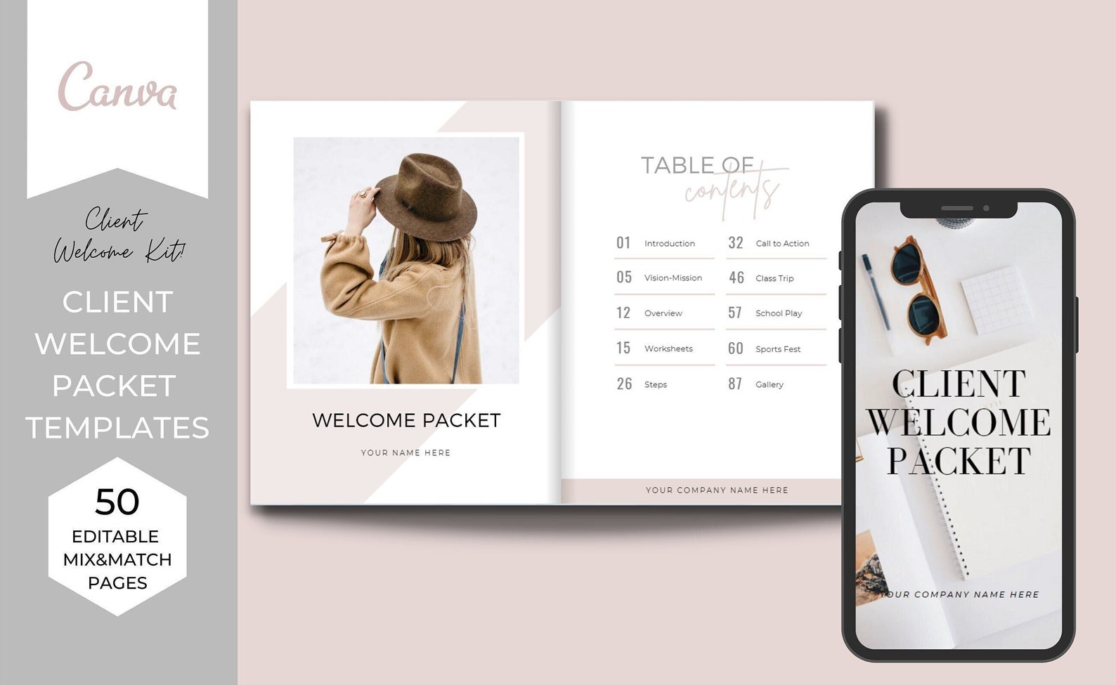 Client Welcome Packet Client Welcome Kit Client Welcome Guide Client ...
