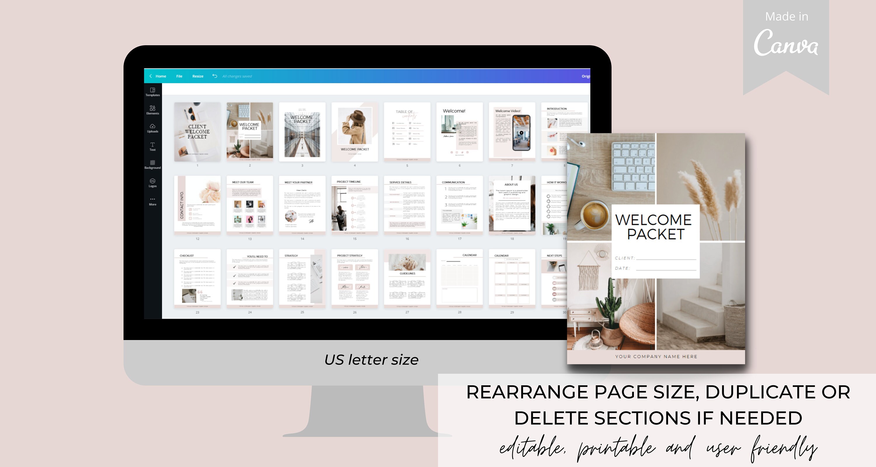 Client Welcome Packet Client Welcome Kit Client Welcome Guide Client ...