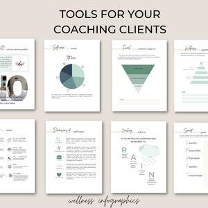 Coaching Worksheets Canva Template Bundle Coaching Materials Coaching ...