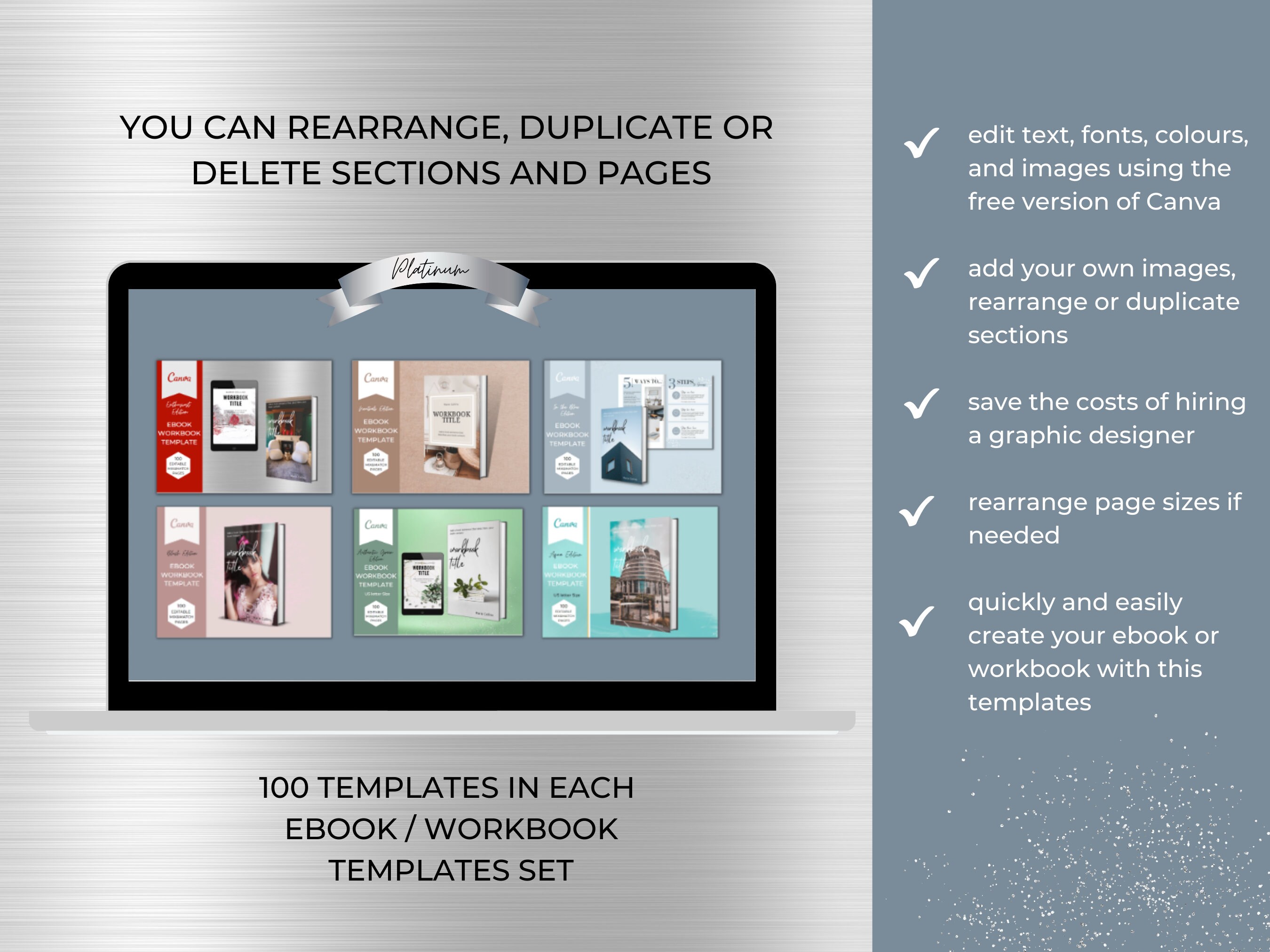 Bundle Ebook Template Canva Workbook Canva Template Canva Templates ...