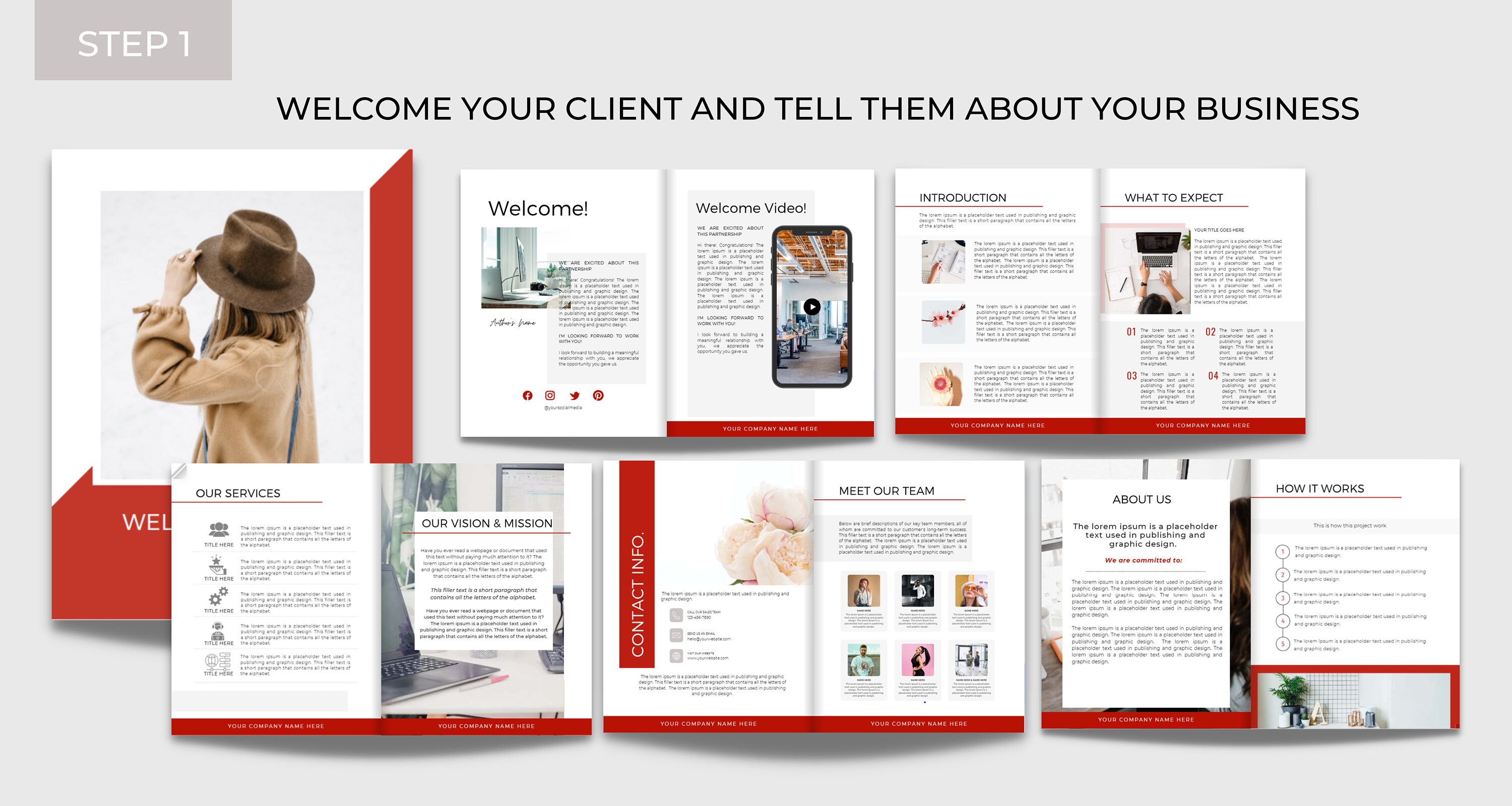 Client Welcome Packet Client Welcome Kit Client Welcome - Etsy