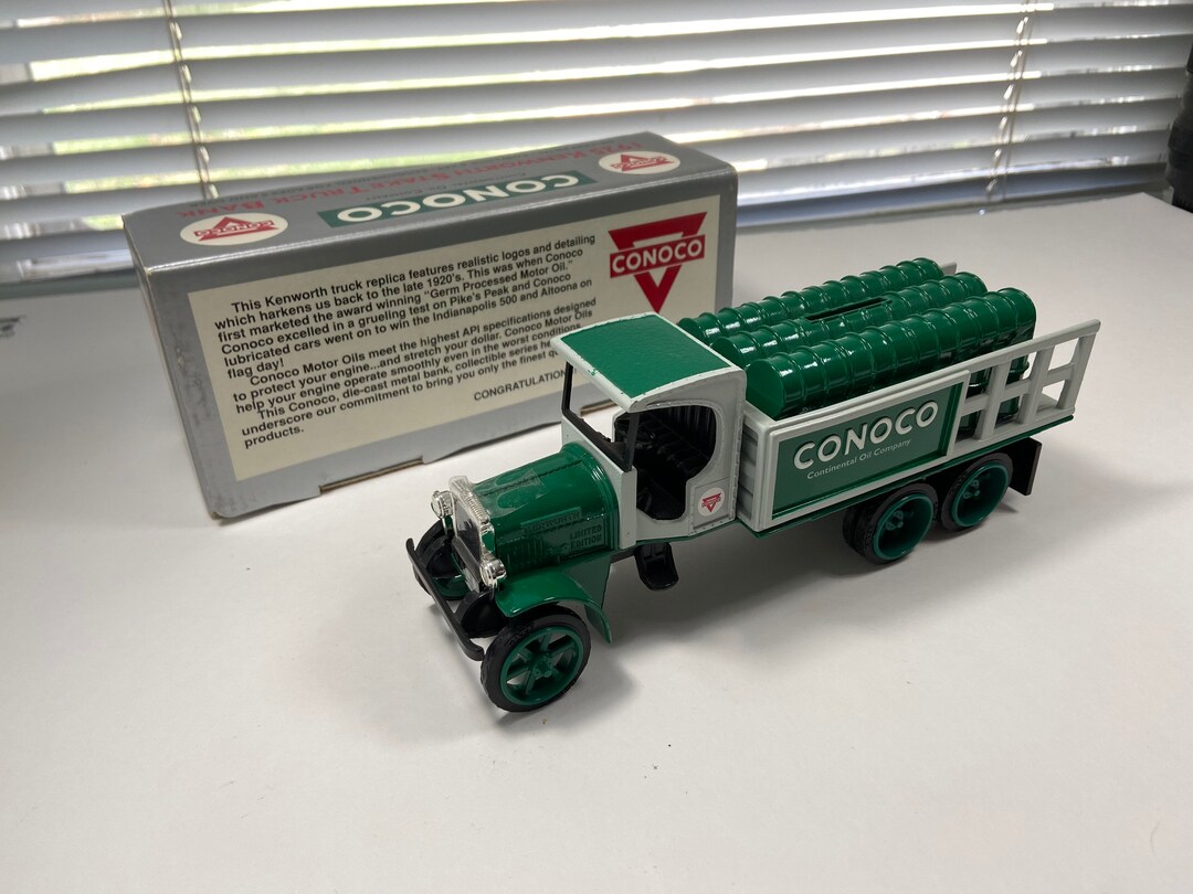 Toy Bank Conoco Truck Limited Edition 7 - Etsy