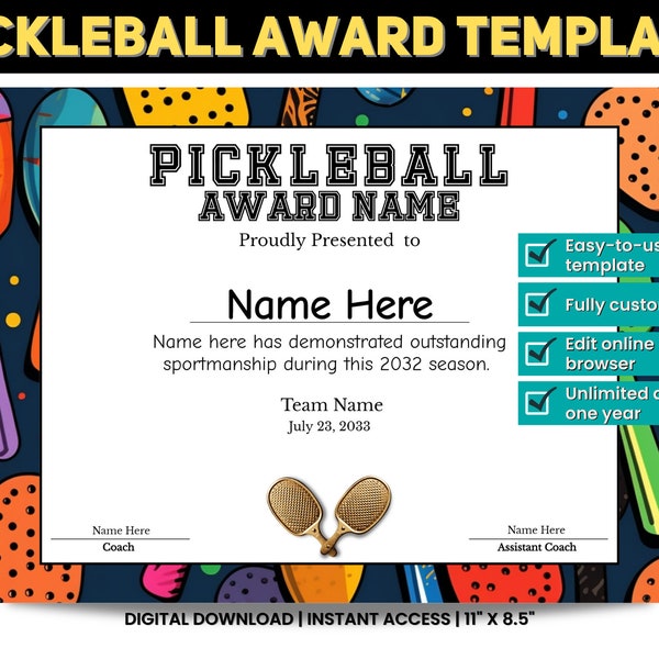 Trophy Template - Etsy