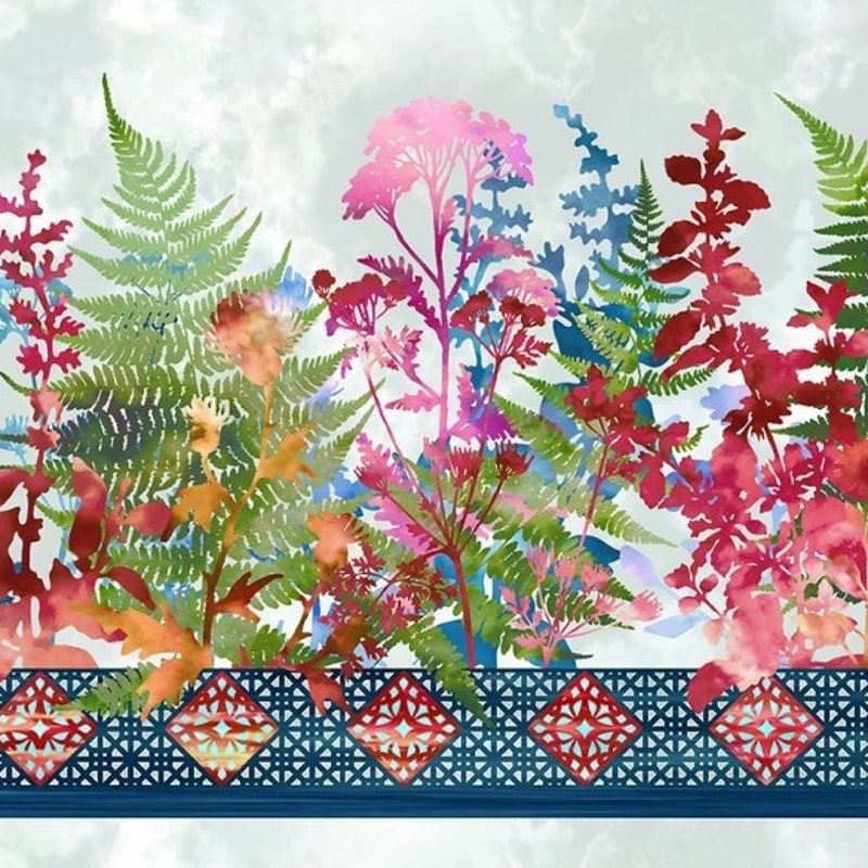 Border Fabric - Etsy