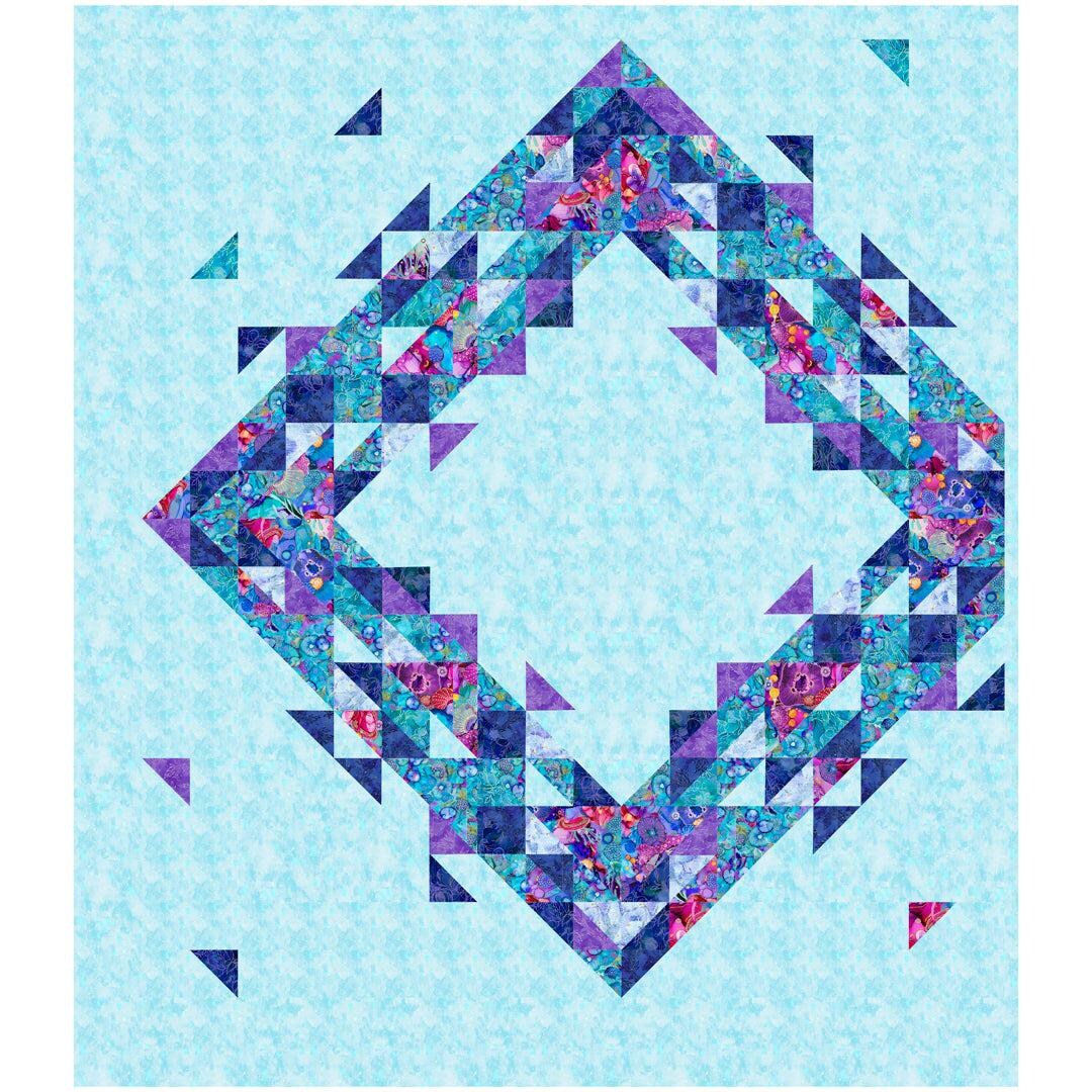 Painted Sea - Tidal Pool Quilt Kit - 69" X 79" - Etsy