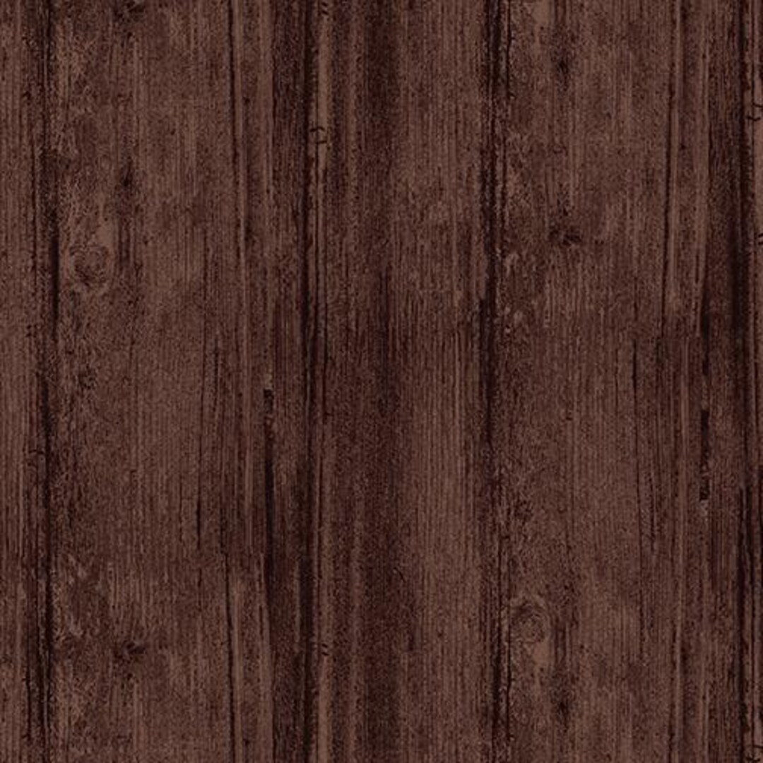 Flannel Washed Wood 108 Flan Espresso Wideback Fabric From Benartex ...