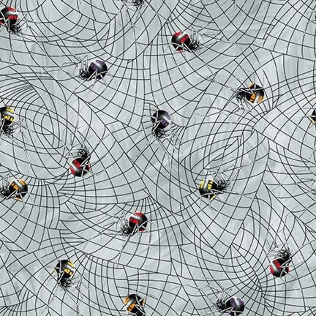 Halloween Countdown - Spiders - Premium 100% Cotton Fabric by Blank ...