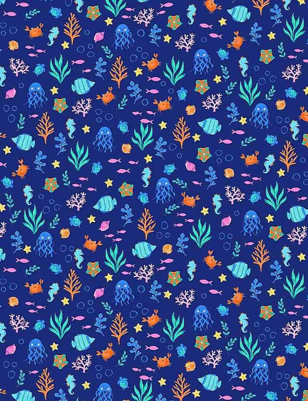 C1075 Blue Under the Sea Creatures You Are Mer-mazing Half - Etsy