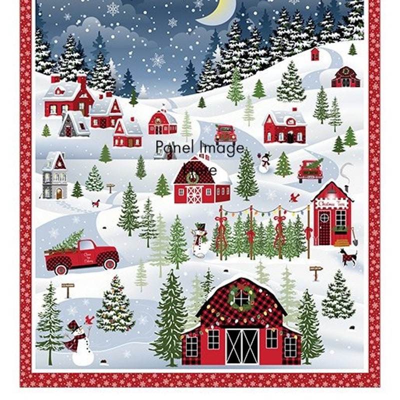 Christmas Quilt Panels - Etsy