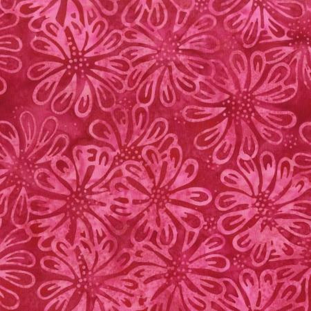 Grapevine Pink Sprite Batik Fabric From Anthology Fabrics by Jacqueline De Jonge Item 3144Q-X ...