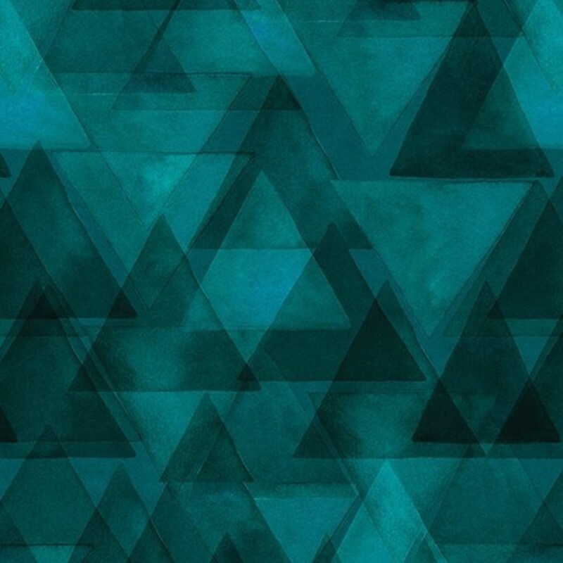 Modern Teal Fabric - Etsy