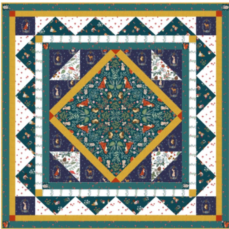 Woodland Quilt Kit - Etsy