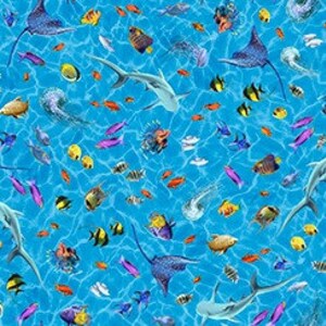 Deep Sea Treasures Quilt Kit by QT Fabrics 69.5 X 78.5 - Etsy