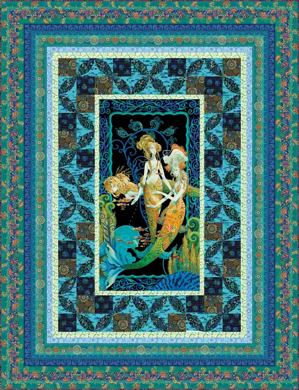 Atlantis Quilt Kit Blue - Etsy