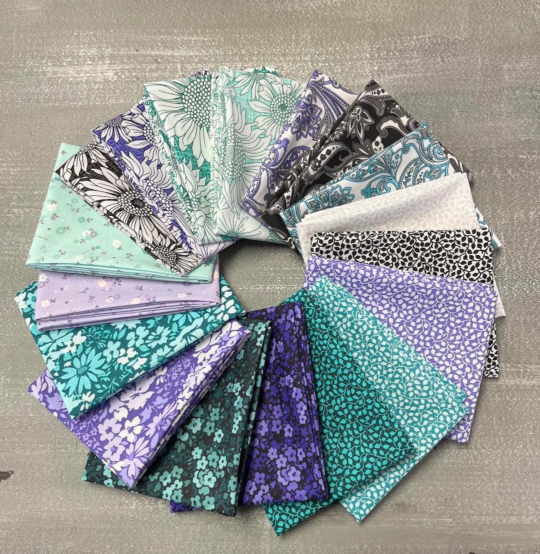 Porch Swing by Bernatex Bundle of 18 Fat Quarters of Premium Quilt ...