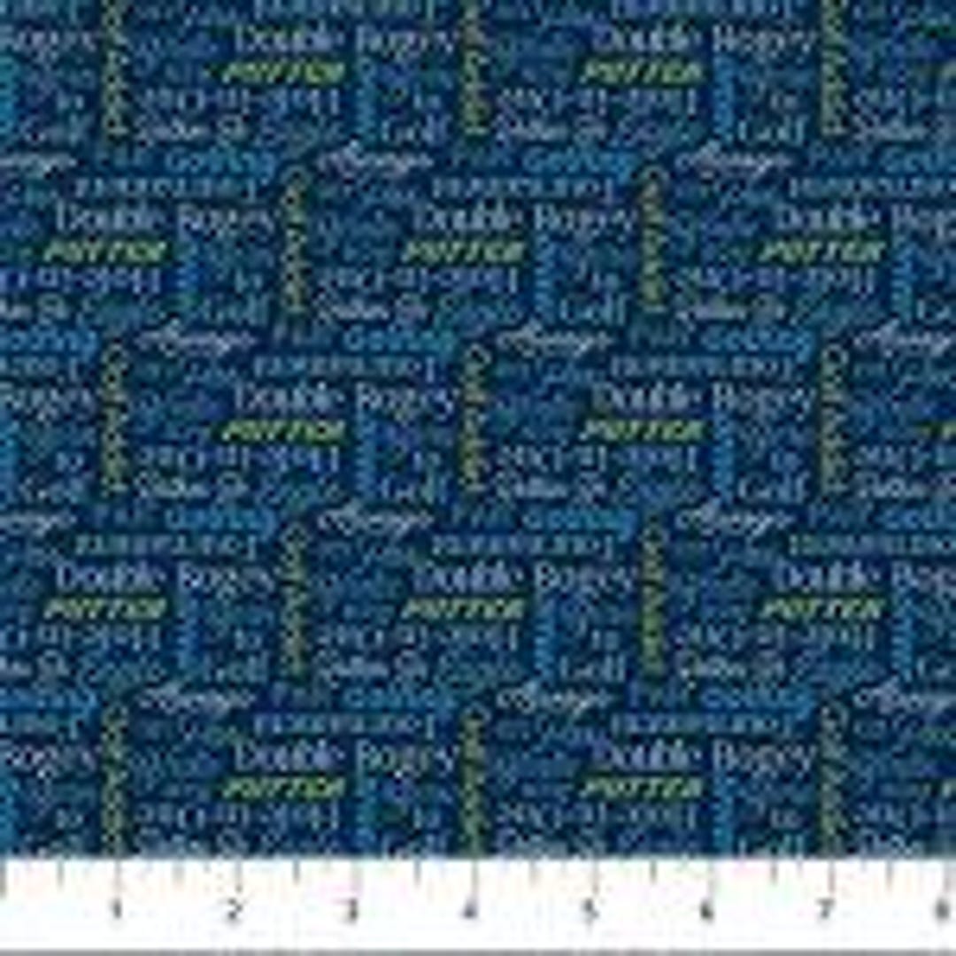 Hole in One by Racquel Martindale - Navy Teal - Mfg. Northcott Fabrics - Mfg. #27123-49 ...