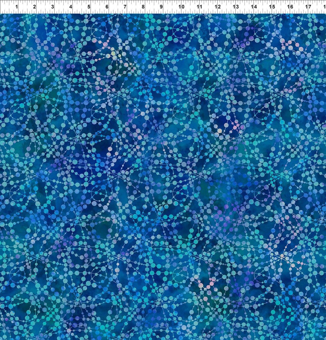 4JYP-2 Dazzle Bubbles Blue Half Yard - Etsy