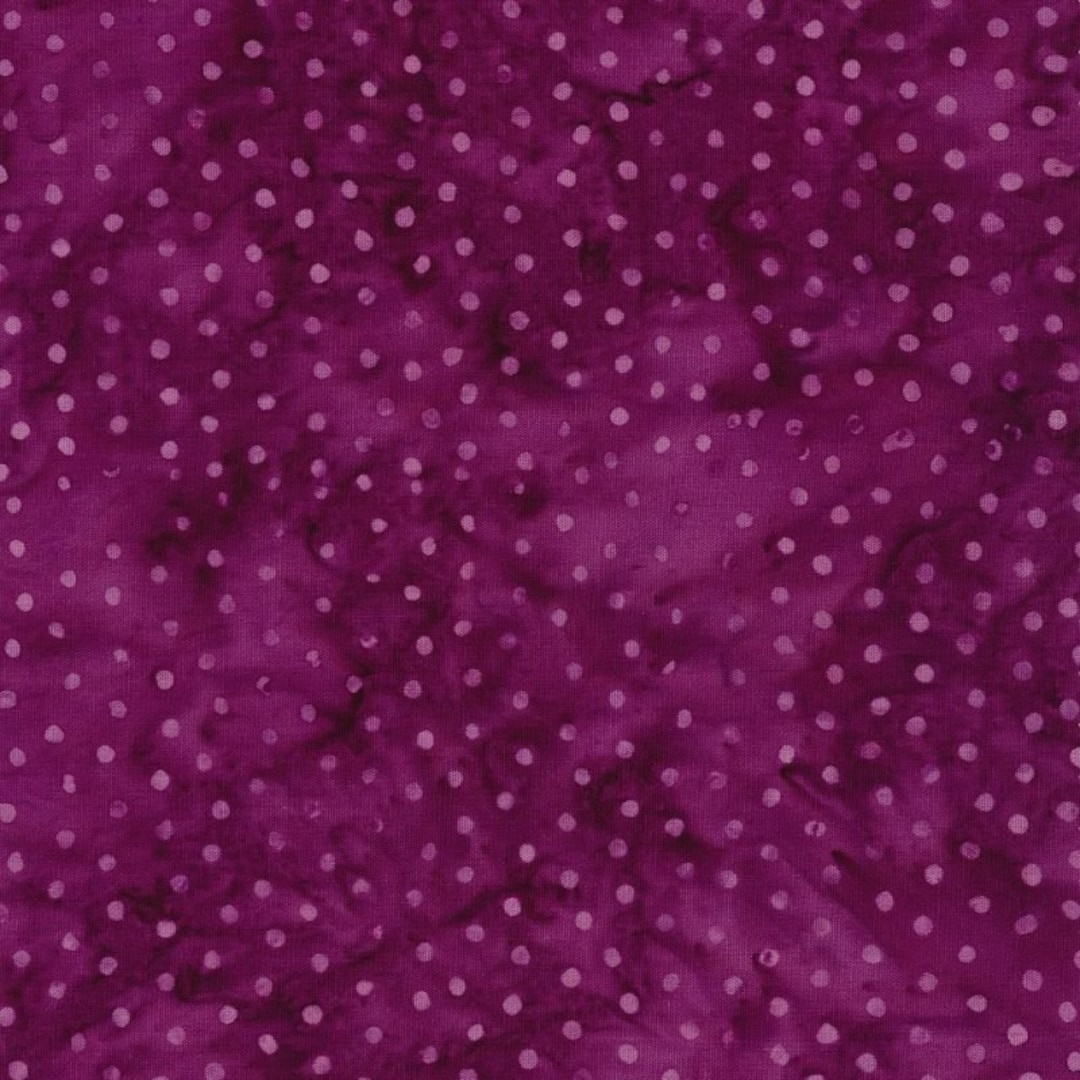 Dots Purple Batik Premium 100% Cotton Batik Fabric by Majestic Item ...