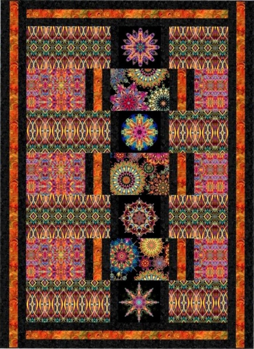 Red Magic Carpet Quilt Kit - Featuring Fabrics From the Heartscapes ...