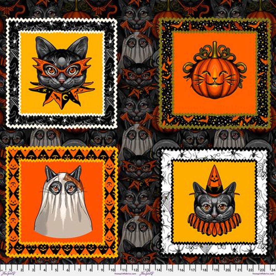 Costumes & Cobwebs Costumes Panel (24" Wide) From Free Spirit PWRH122 ...