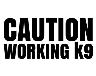 Caution Decal | Etsy