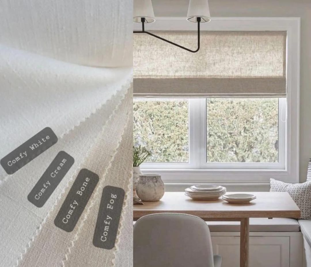 Linen Roman Shade | Roman Shade | Window Blinds | Custom | Variety of ...