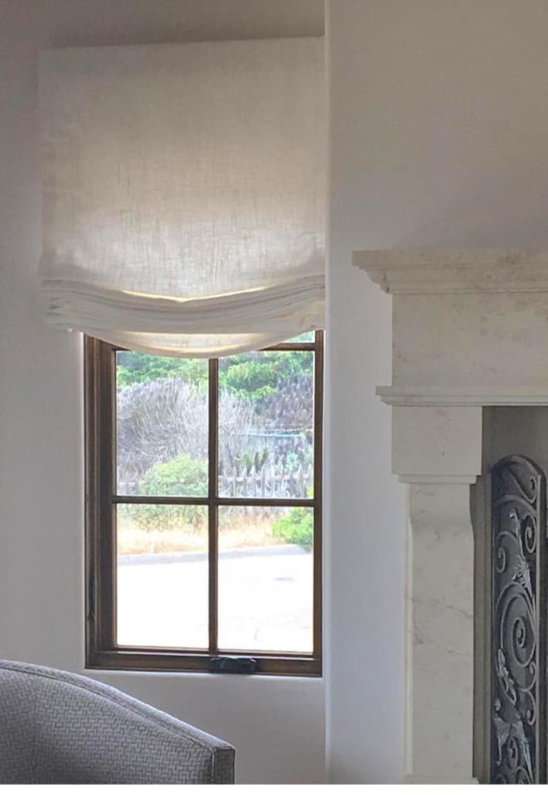 Relaxed Roman Shade | Relaxed Roman Shade Sheer | Window Blinds ...