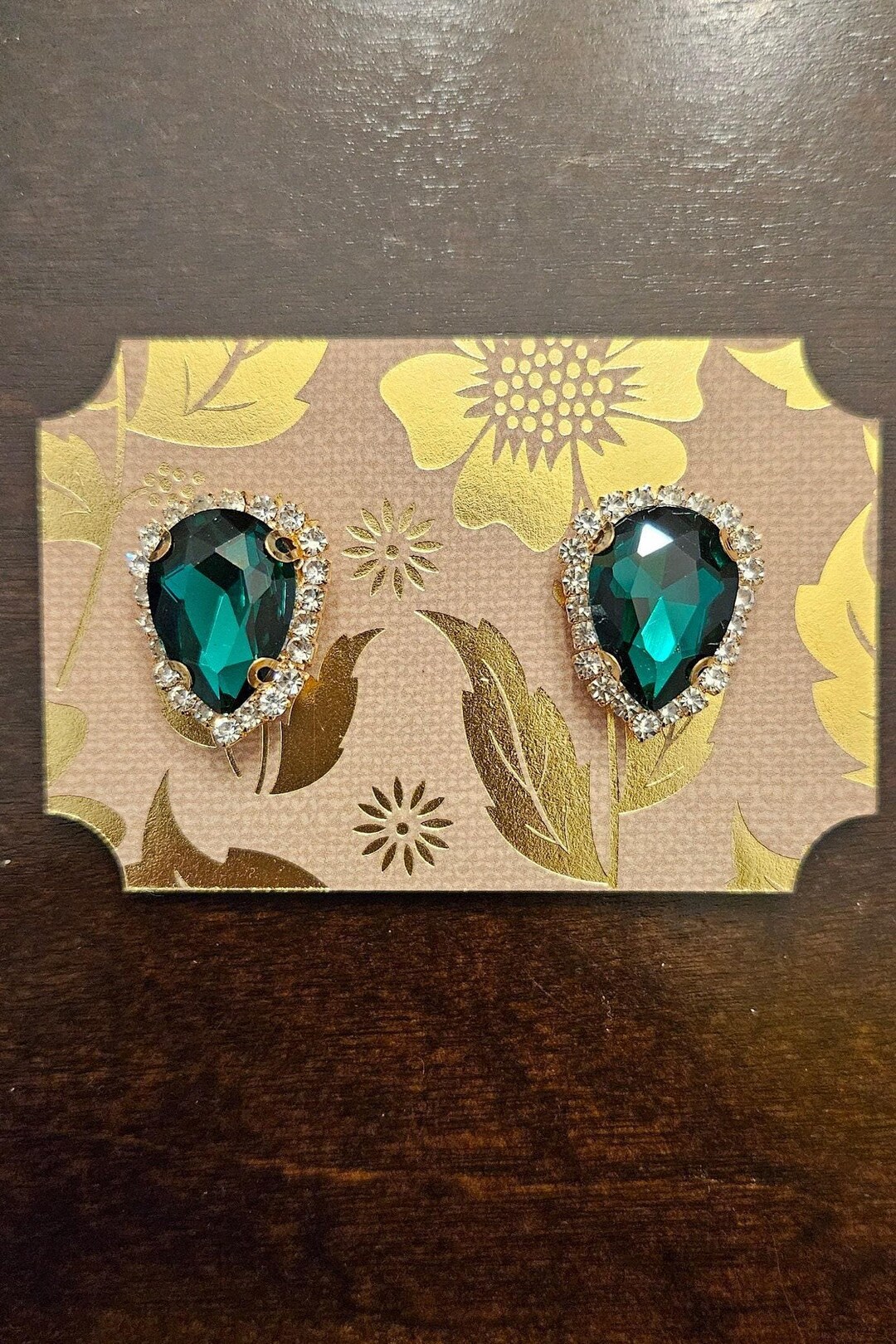 Emerald Green Show Magnets: Rhinestone Number Holders - Etsy