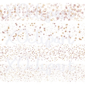 Rose Gold Confetti - Etsy