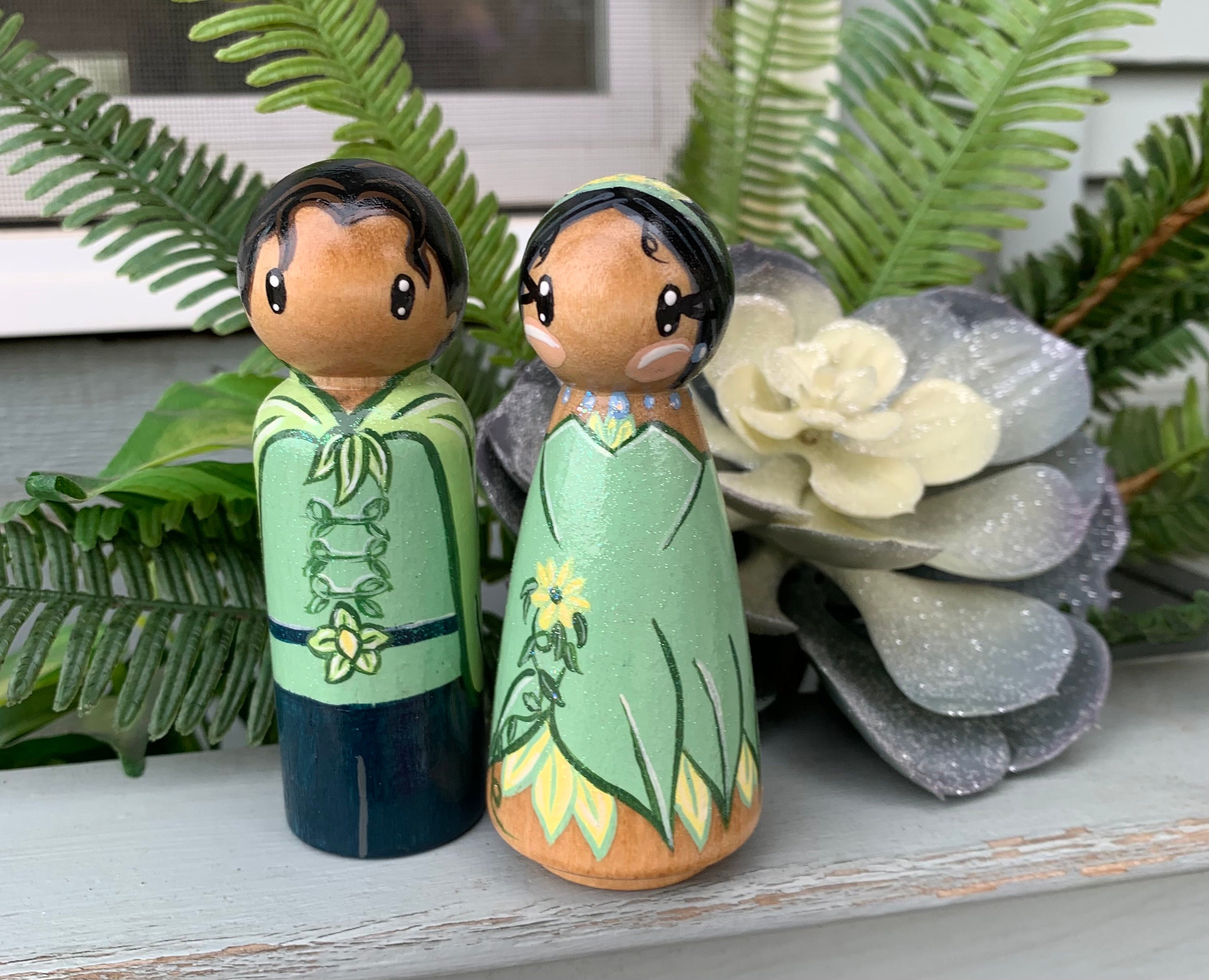 Frog Prince Peg Doll Set - Etsy