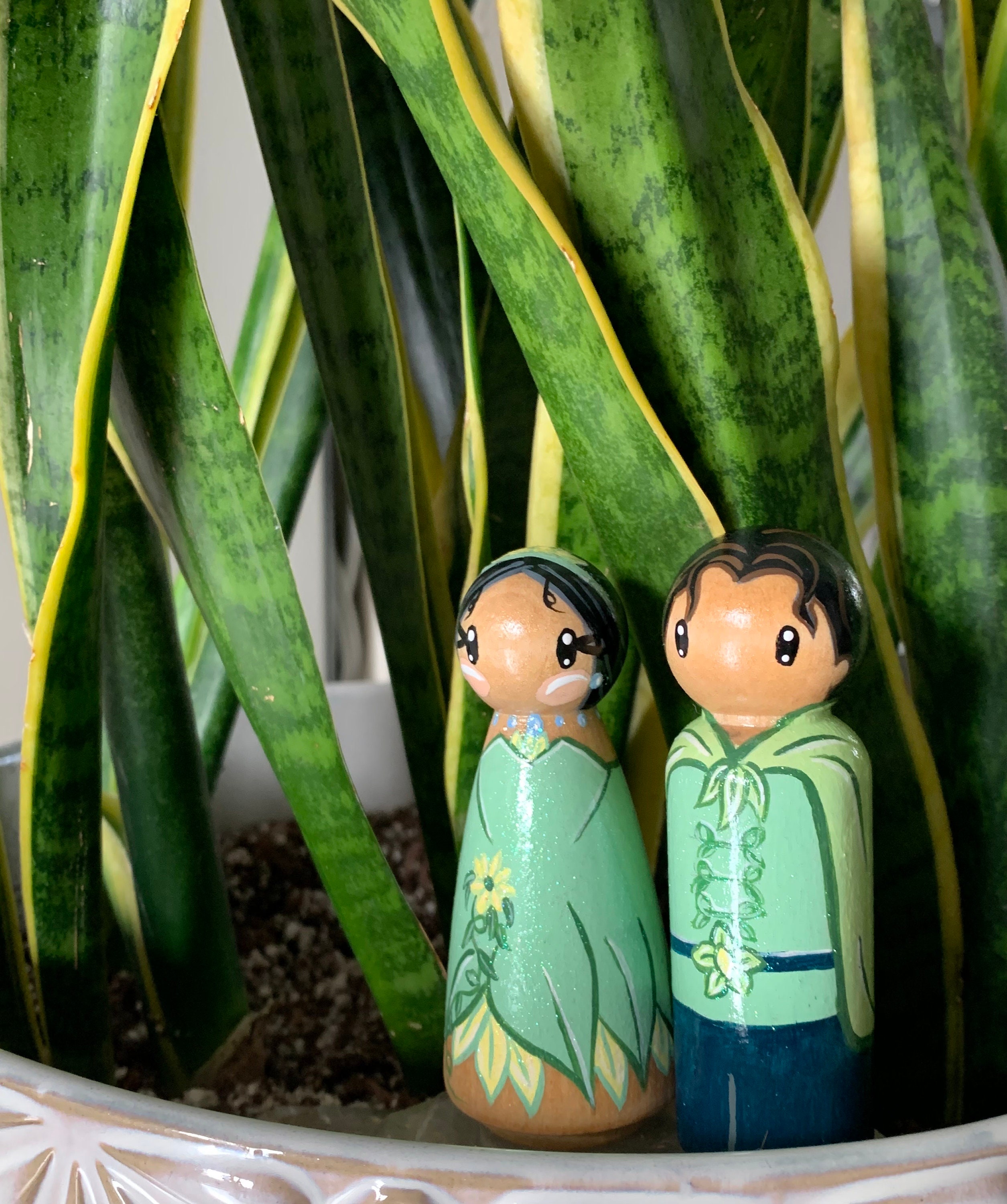 Frog Prince Peg Doll Set - Etsy