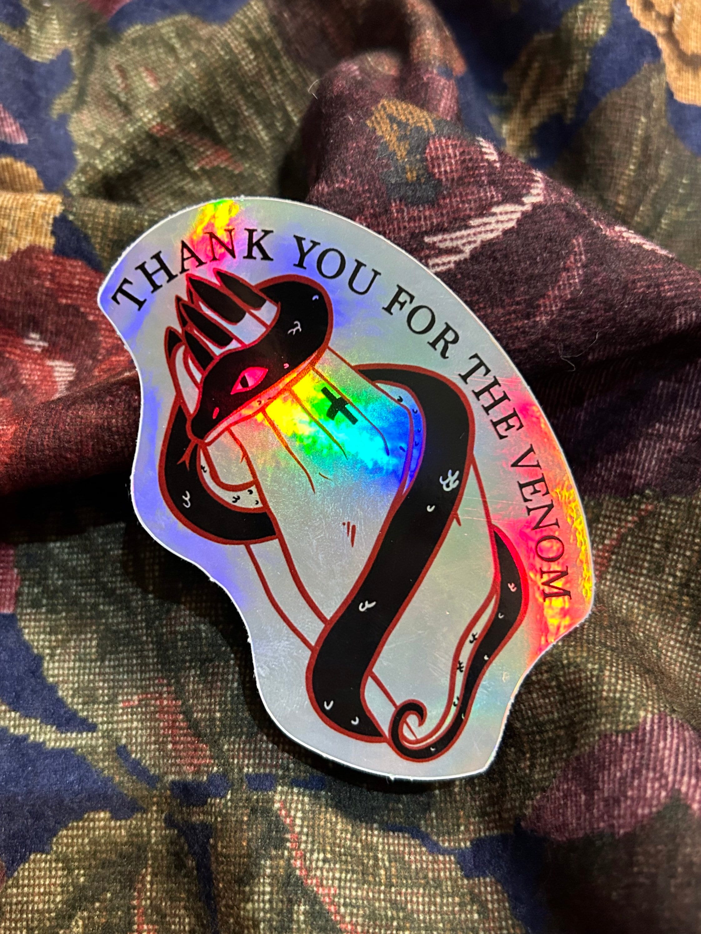 Thank You for the Venom - Sticker - Etsy