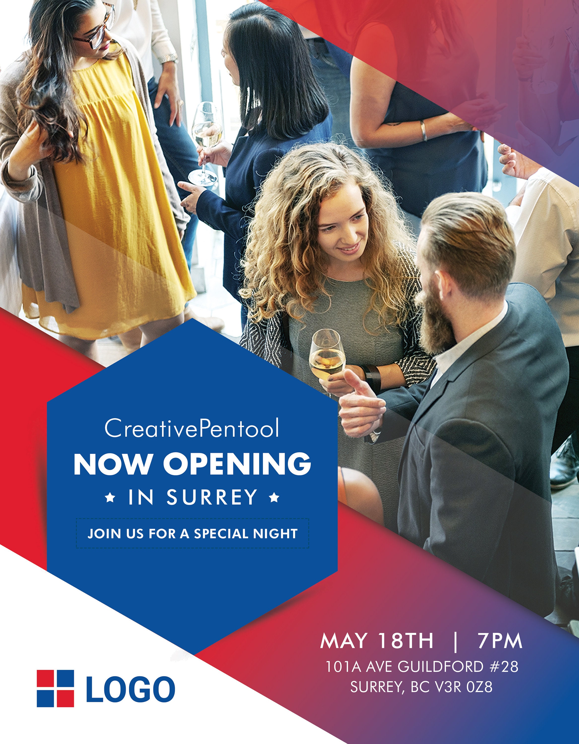 Event Invitation Flyer Design Template - Corporate Event - Etsy