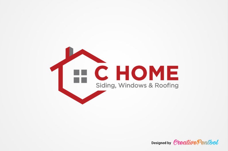 C Home Logo - Template - Etsy