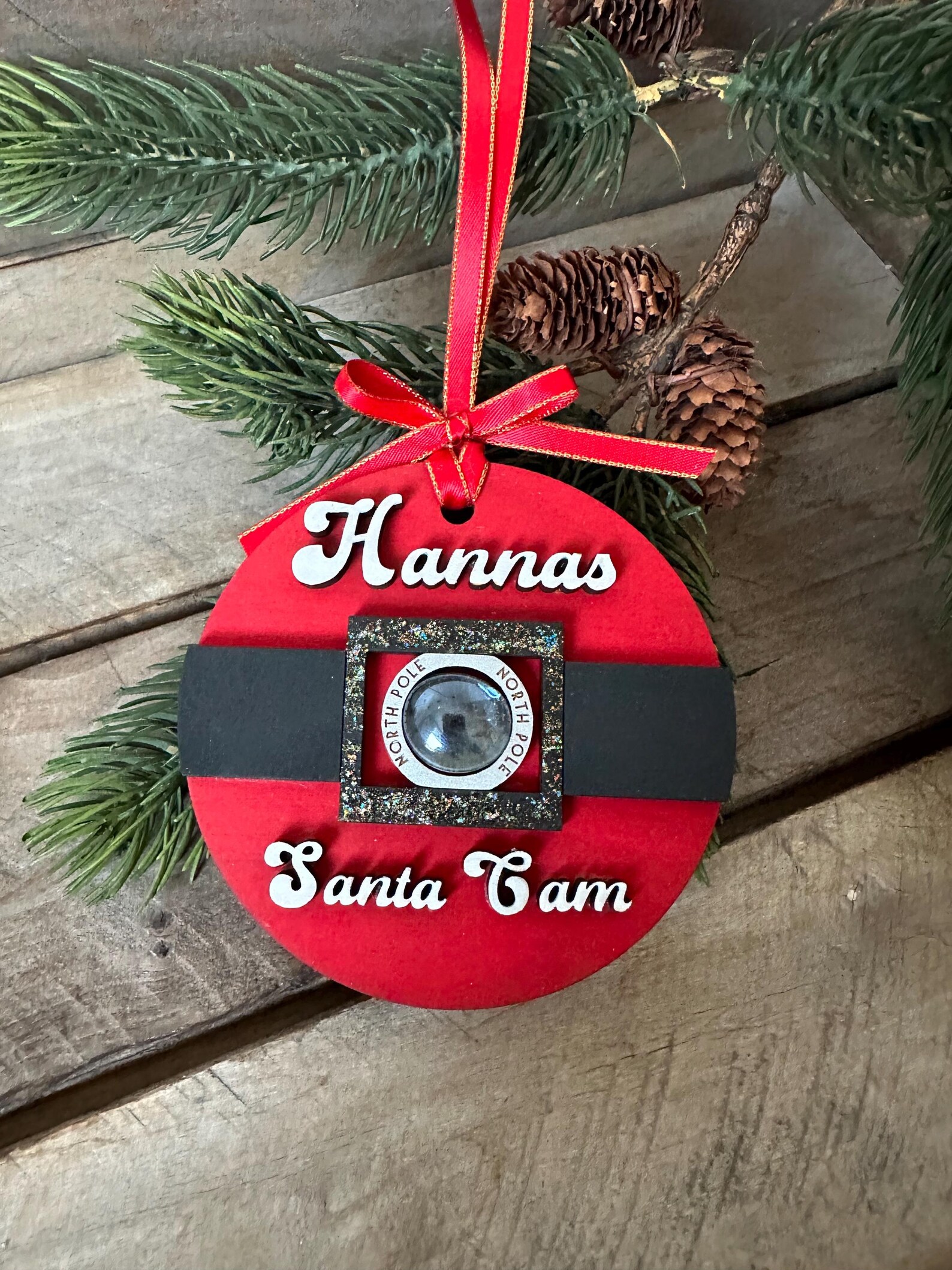 Santa Cam Santa Elf Behavior Ornament - Etsy