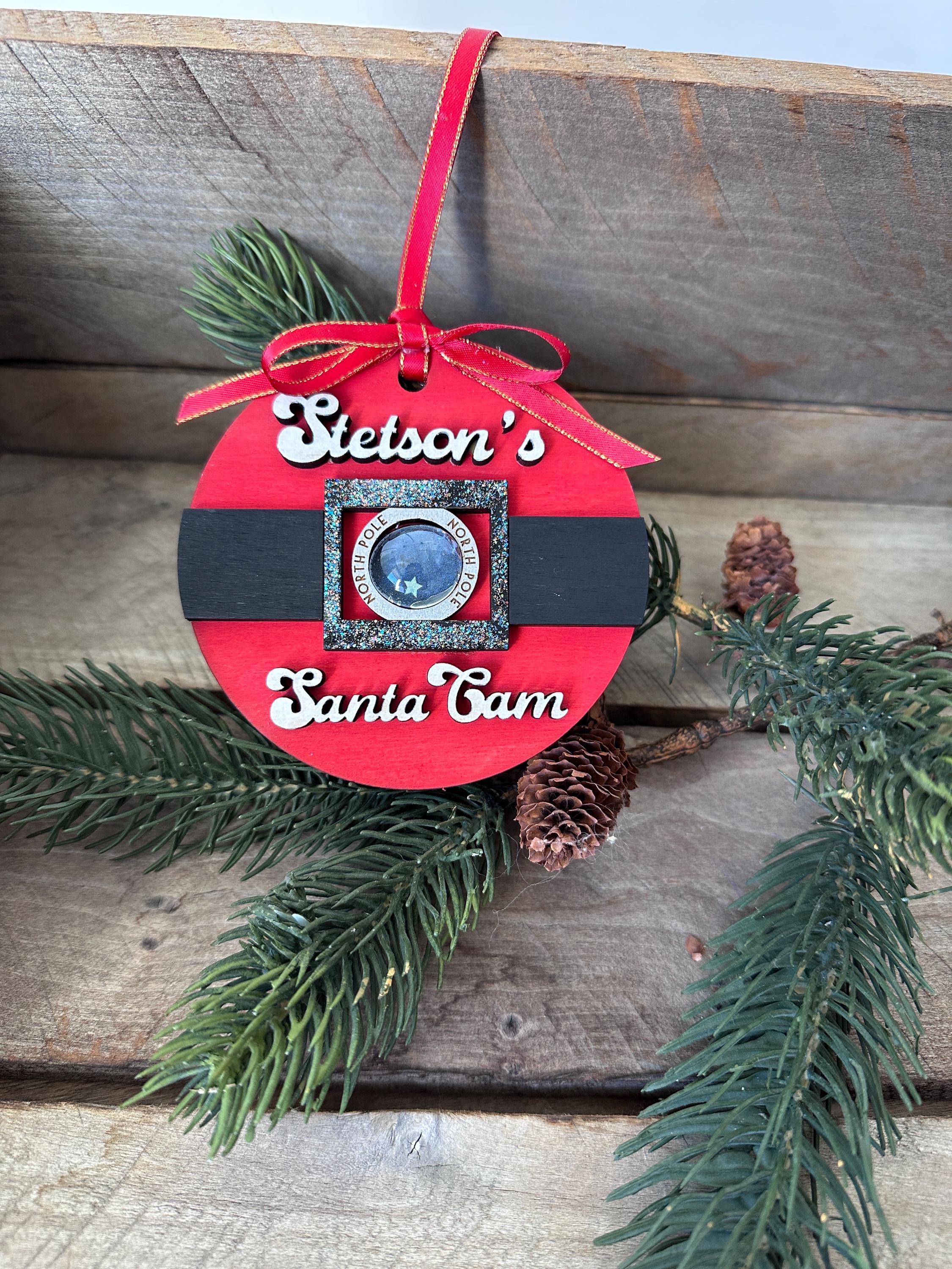Santa Cam Santa Elf Behavior Ornament - Etsy