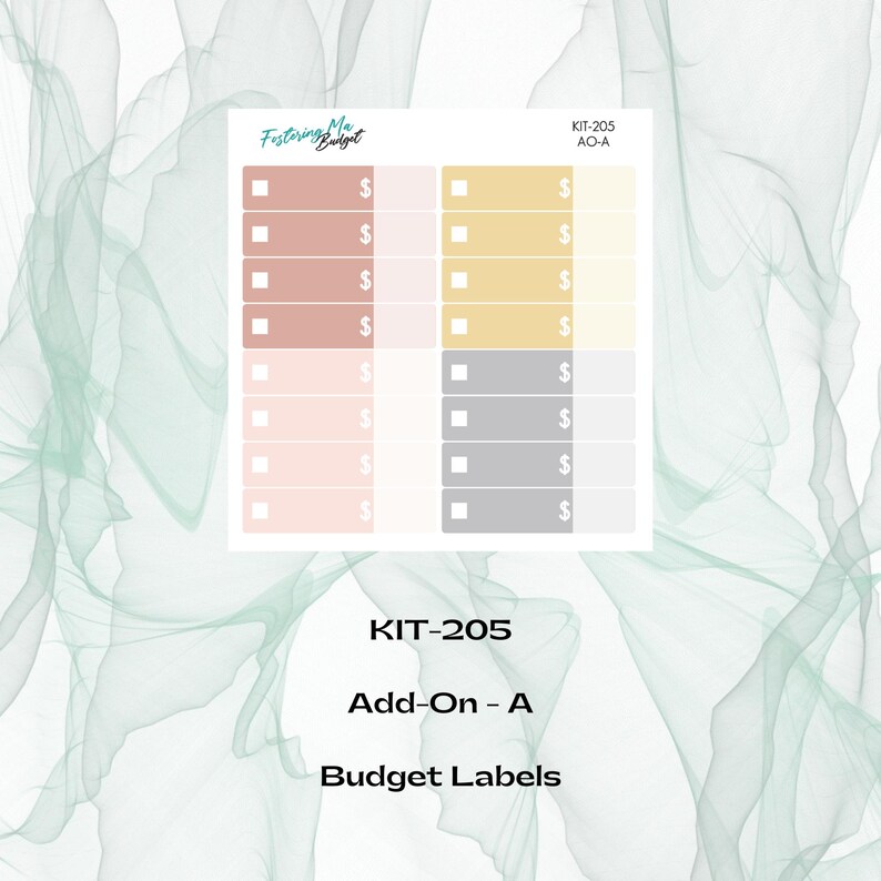 Budget KIT-205 for 7x9 or 8.5x11 Planners/notebooks - New Year is Here ...