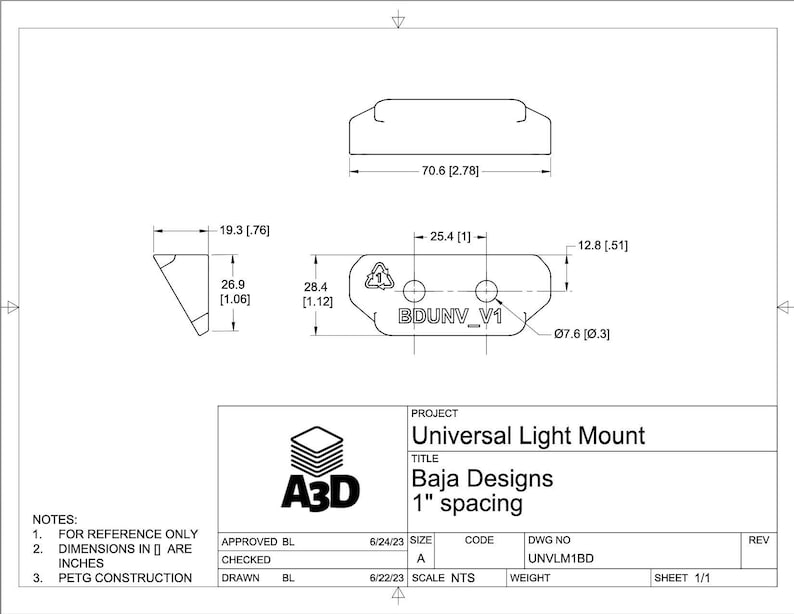 Baja Designs Rock/dome Angled Camp Light "universal" Fitment & Prinsu ...