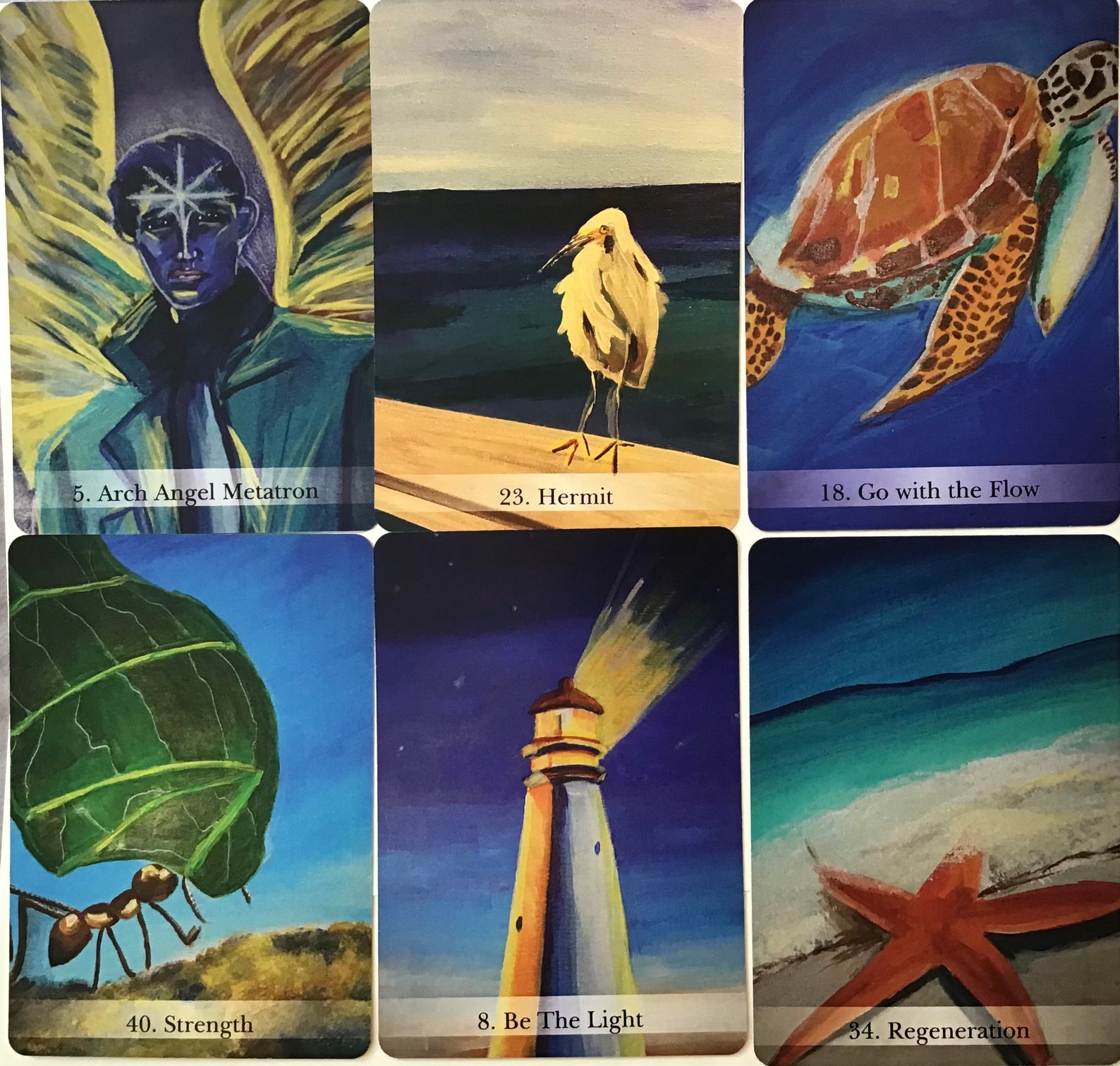 Sea & Soul Illumination Oracle Deck - Etsy