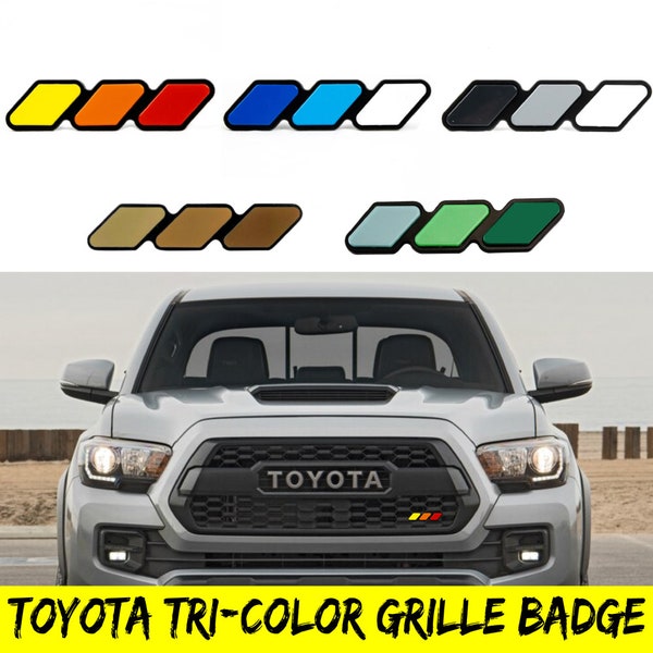 Toyota Tri Color Grill Badge - Etsy